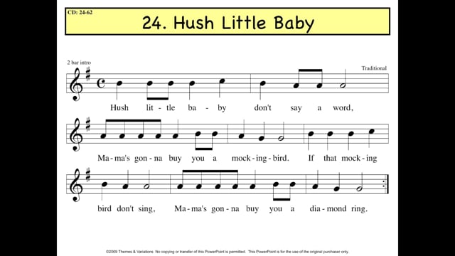 Hush Little Baby | MusicplayOnline