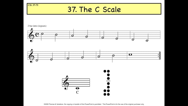 The C Scale | MusicplayOnline