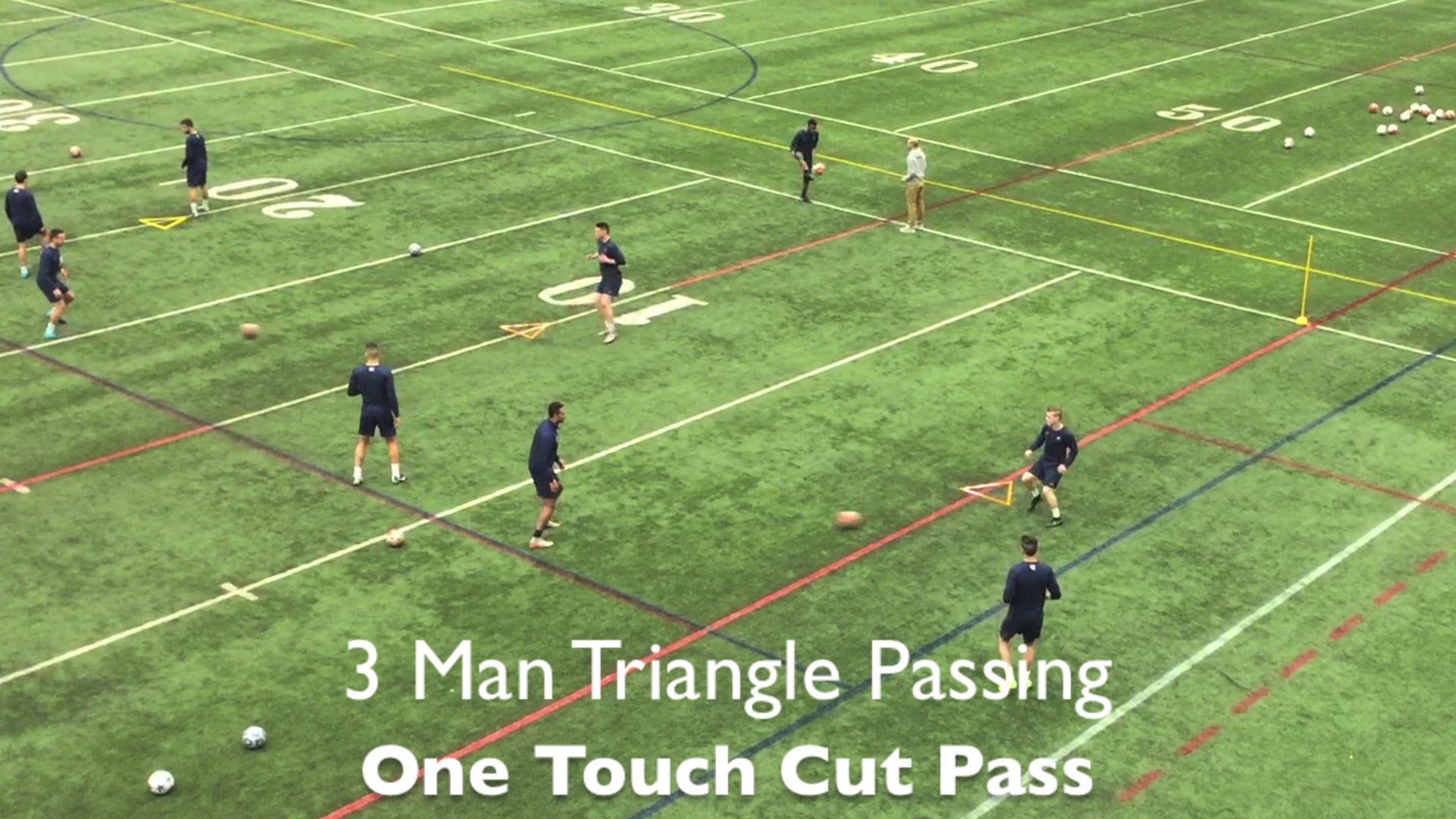 3 Partner Triangle Passing on Vimeo