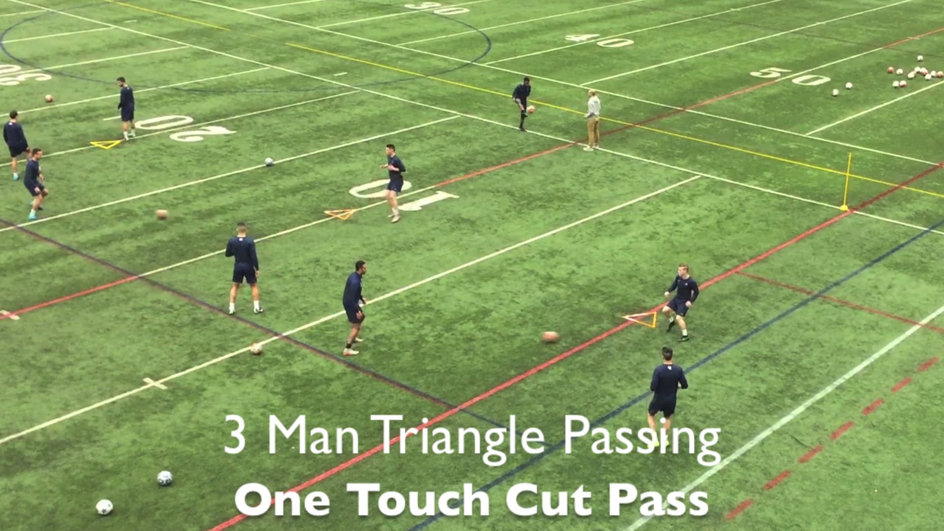 3 Partner Triangle Passing on Vimeo