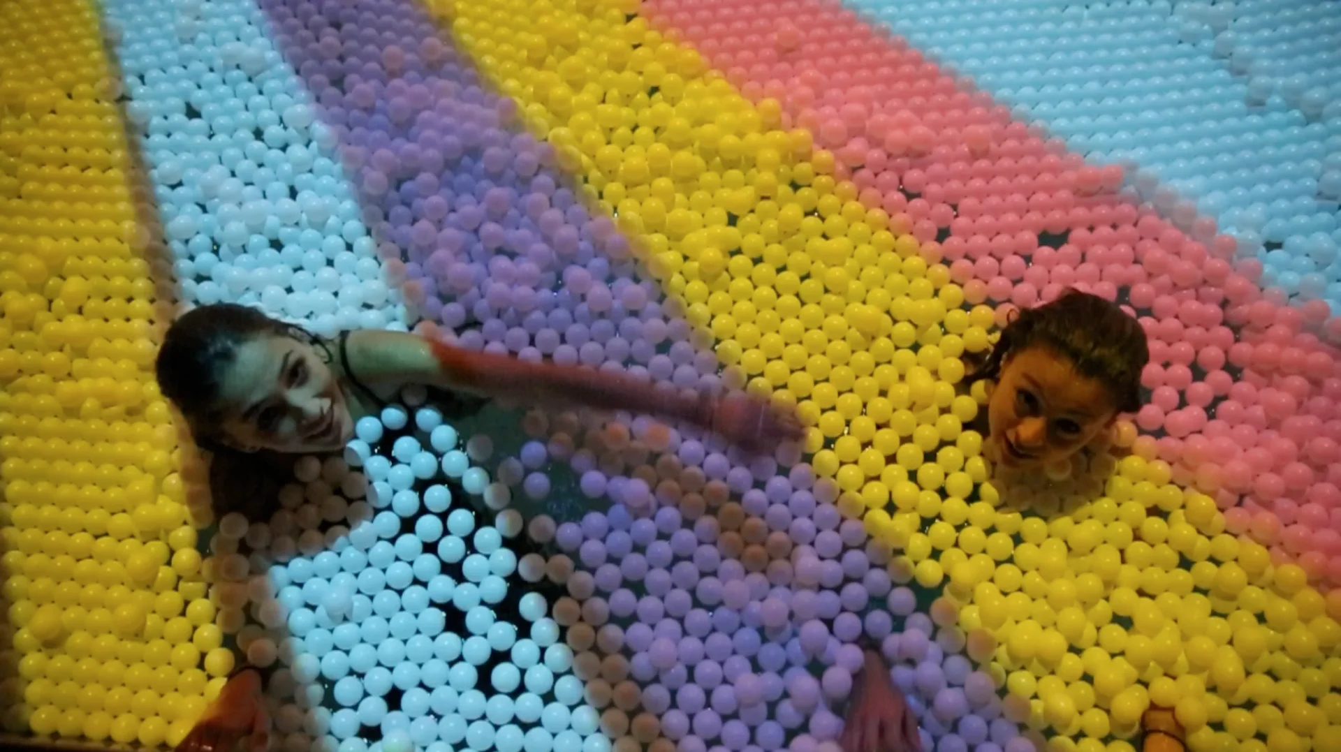 Ping Pong Pool Projection Mapping | Dawn Of Man at the Mondrian South ...