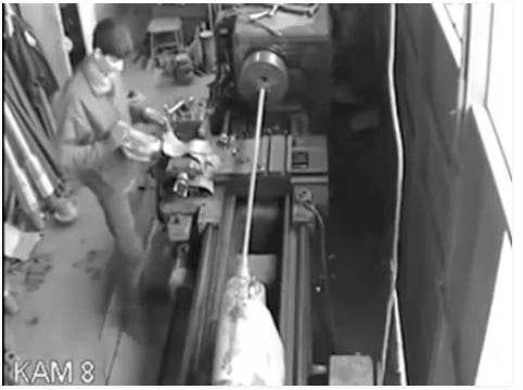Machinery Lathe Accident on Vimeo