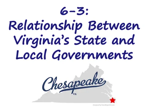 6-3: Relationship Between Virginia's State and Local Governments on Vimeo