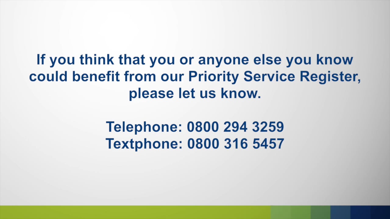 Introduction to our Priority Service Register on Vimeo