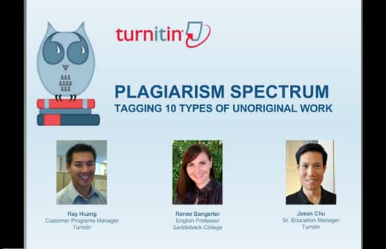 Turnitin Webcast: The Plagiarism Spectrum on Vimeo