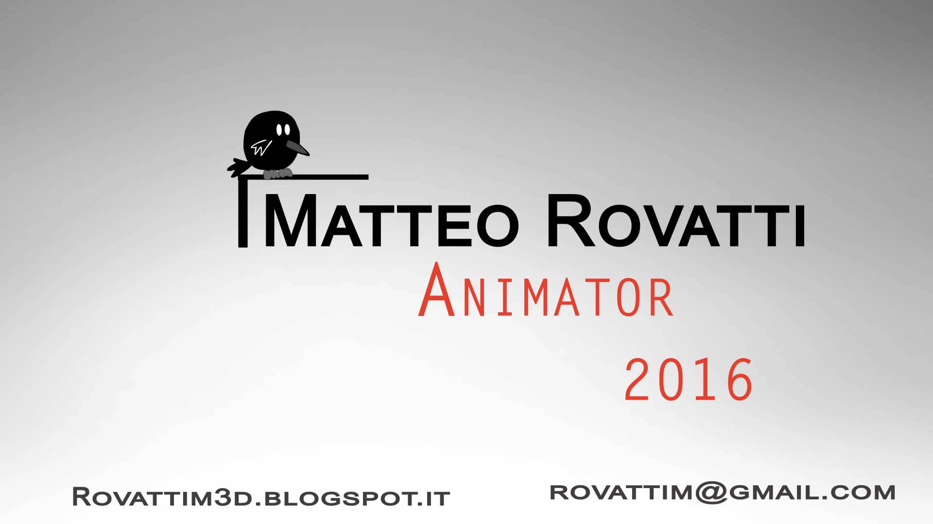 Matteo Rovatti Animation Reel 2016 on Vimeo