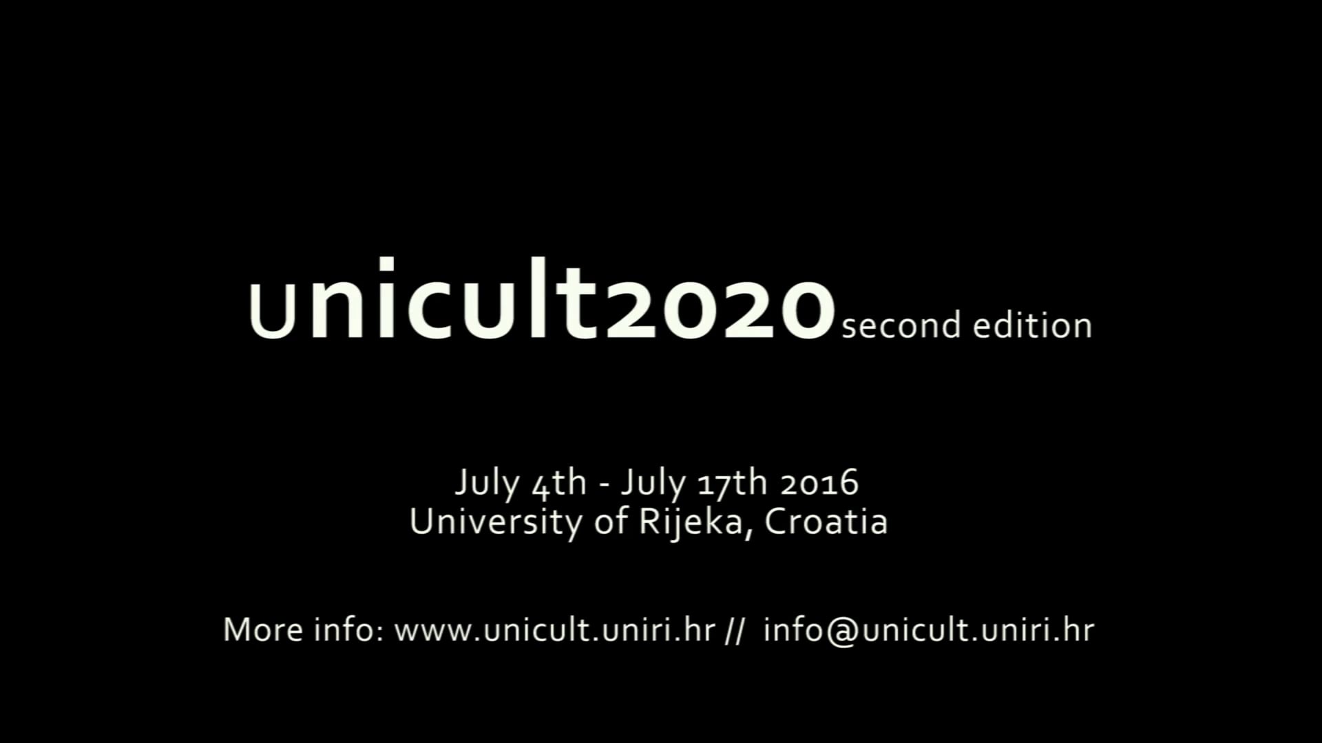 Unicult2020, International Arts & Culture Management and Policy ...