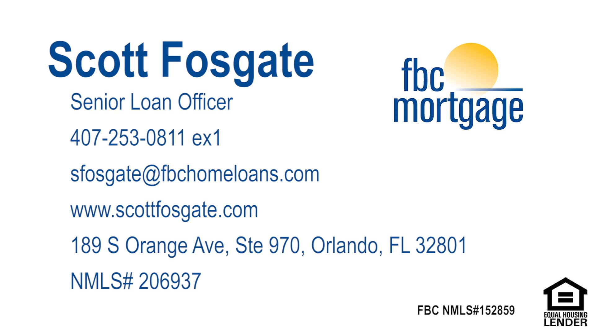 Scott Fosgate - Loan Officer Biography on Vimeo