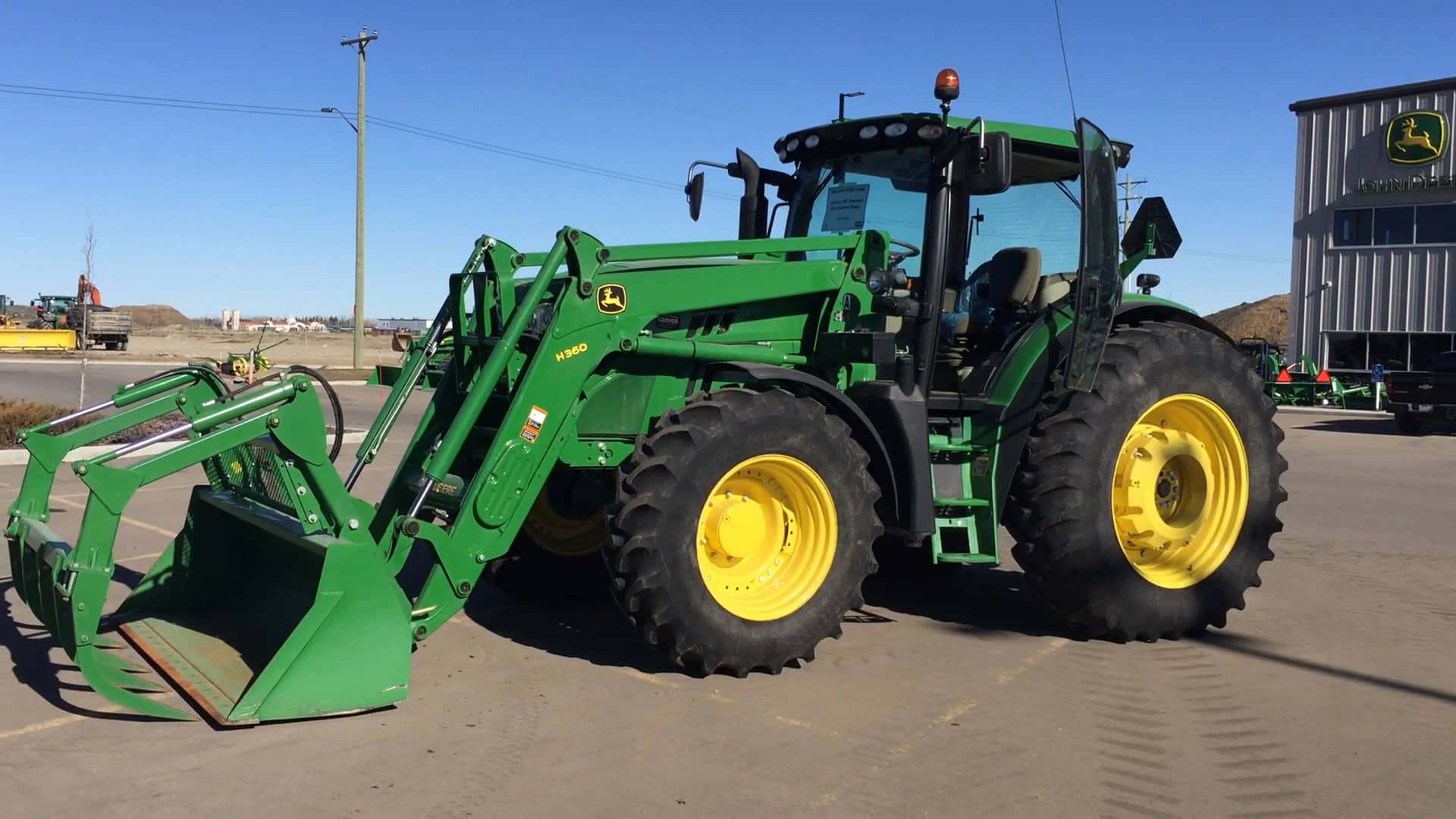 2014 John Deere 6150R with H360 loader on Vimeo