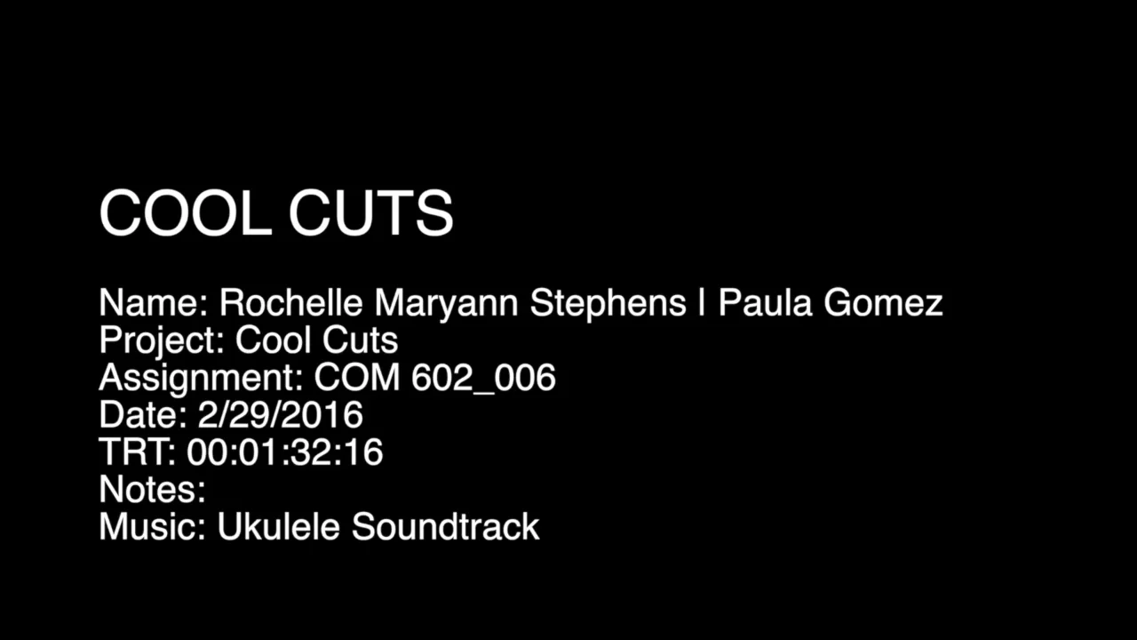 Cool Cuts - Paula Gomez and Rochelle Stephens on Vimeo