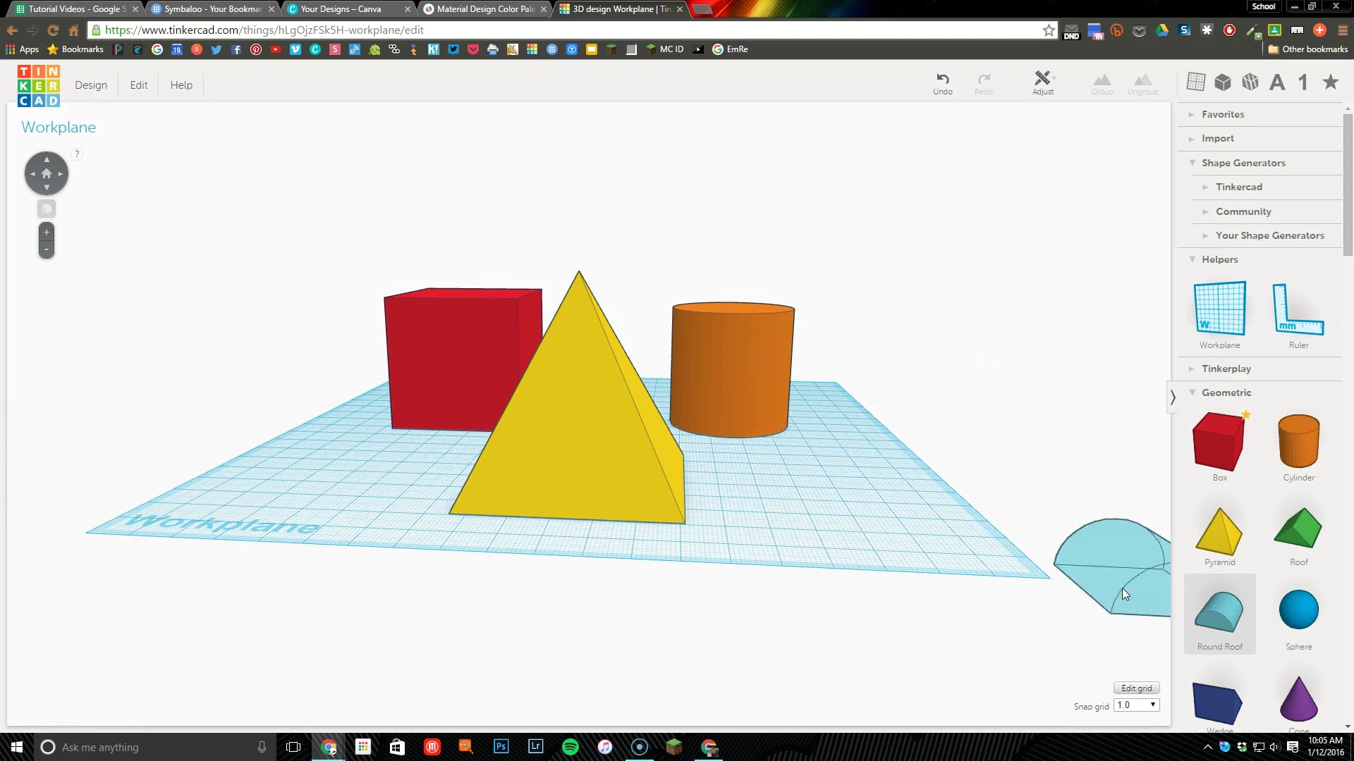 Workplane in Tinkercad on Vimeo