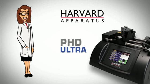 PHD ULTRA Syringe Pump from Harvard Apparatus on Vimeo