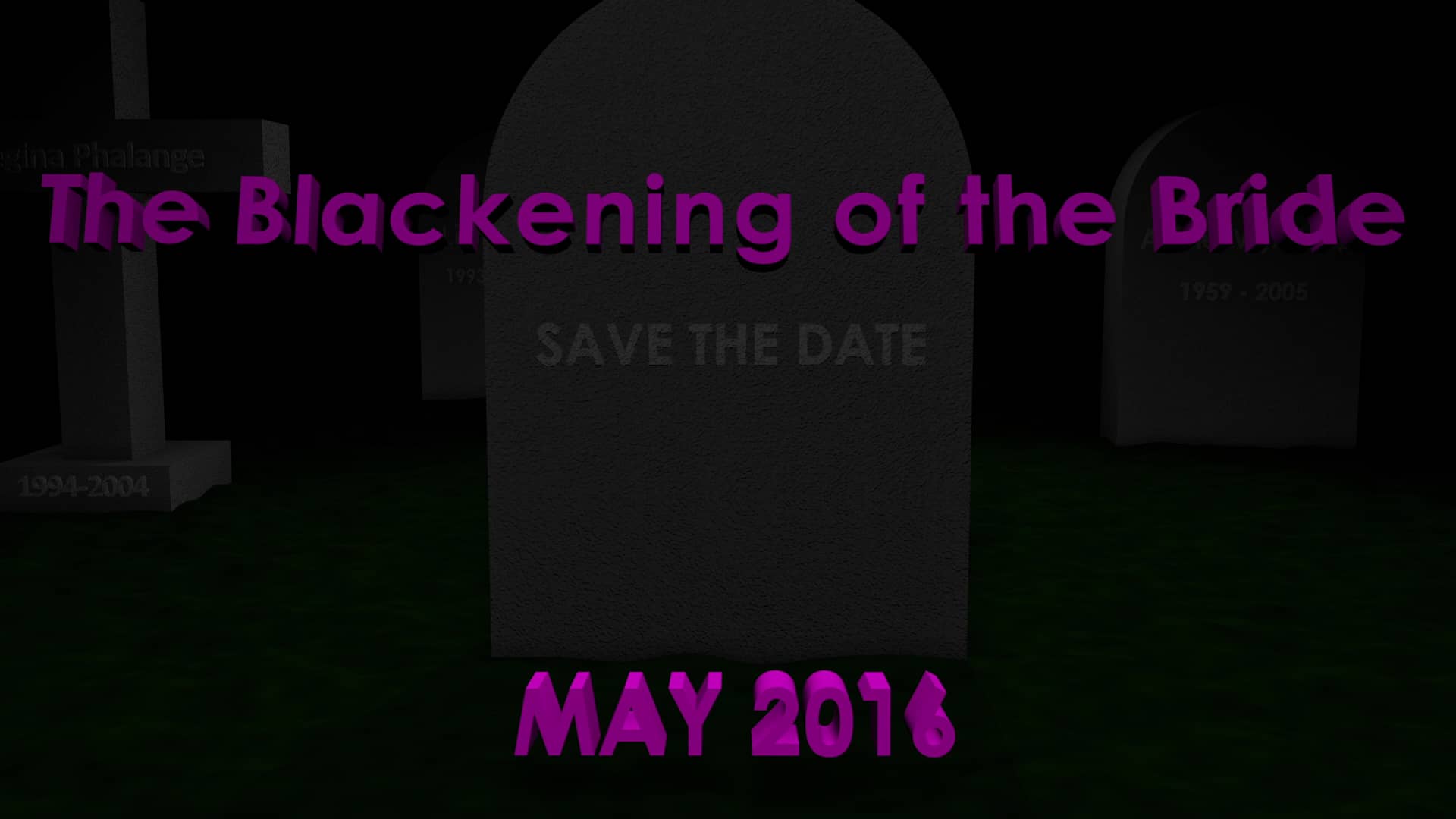 The Blackening of the Bride - May 2016 on Vimeo