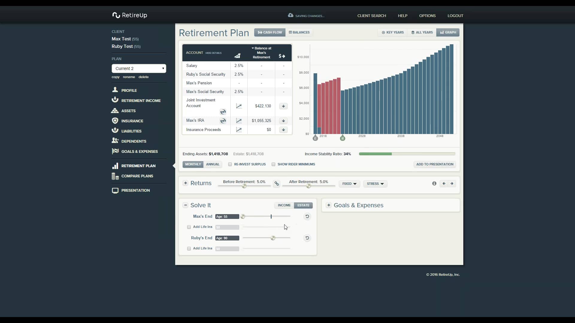 RetireUp Demonstration for SPIRE Investment Partners on Vimeo