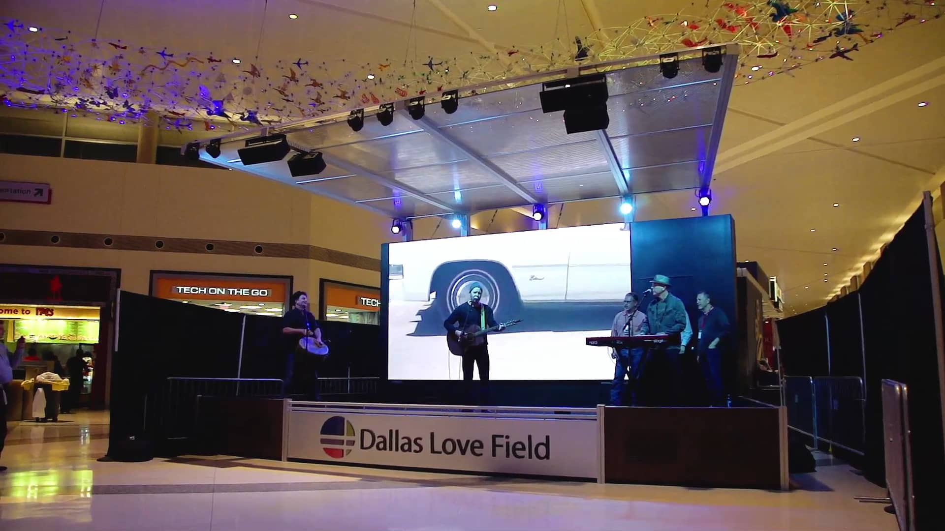 Dallas Love Field Performance Stage on Vimeo