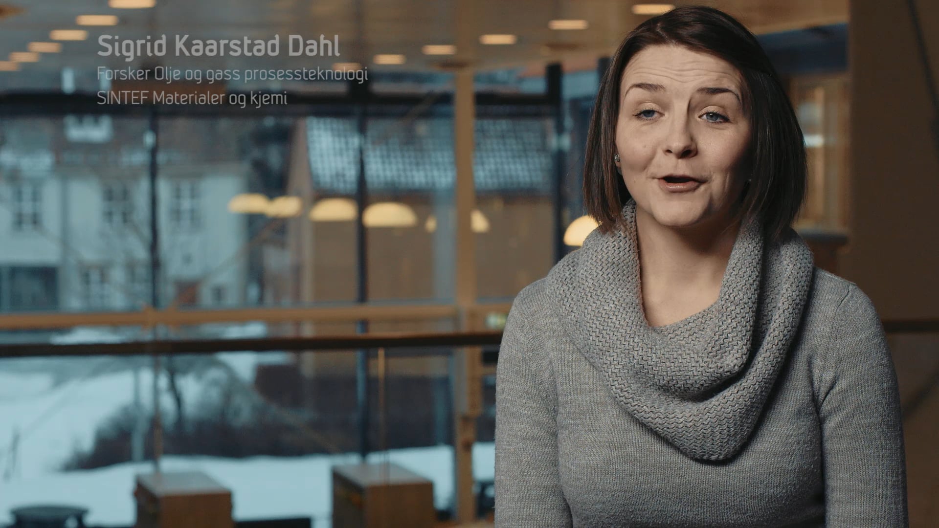SINTEF Materialer og kjemi Ansatteportrett - Sigrid Kaarstad Dahl on Vimeo