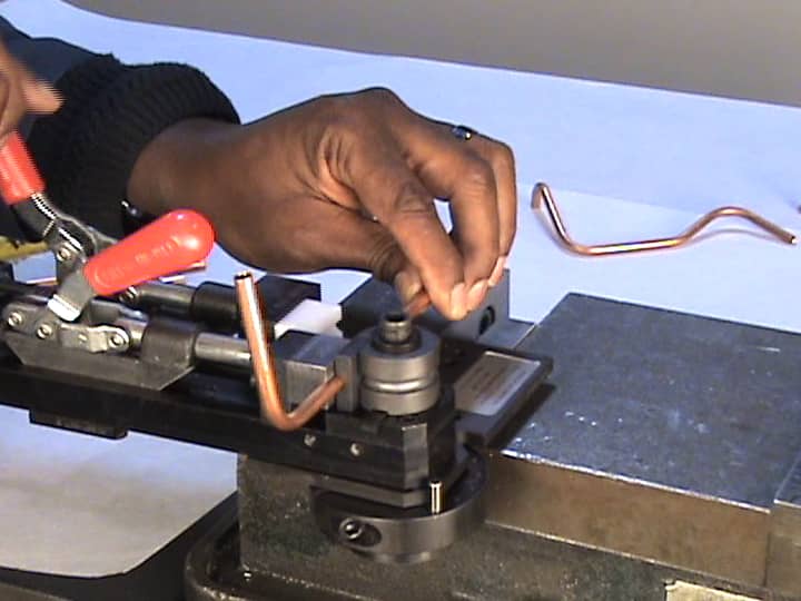 Hand Bender Designed With Interchangable Tooling on Vimeo
