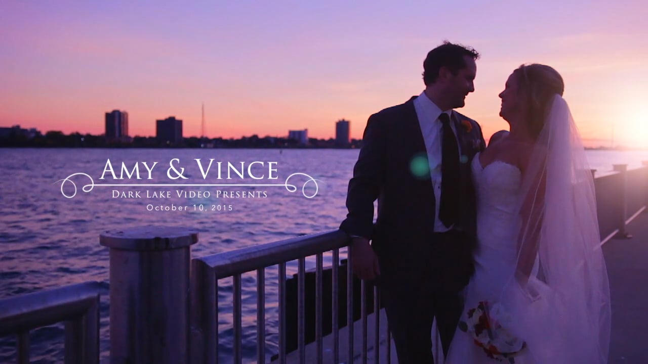 Amy & Vince: A Waterfront Wedding | Waterview Loft at Port Detroit ...