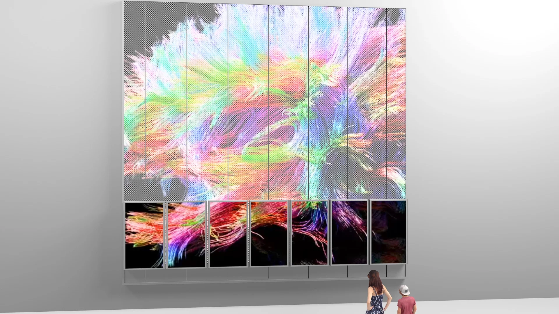 Kinetic Architecture - Columbia University – Kinetic Video Wall on Vimeo