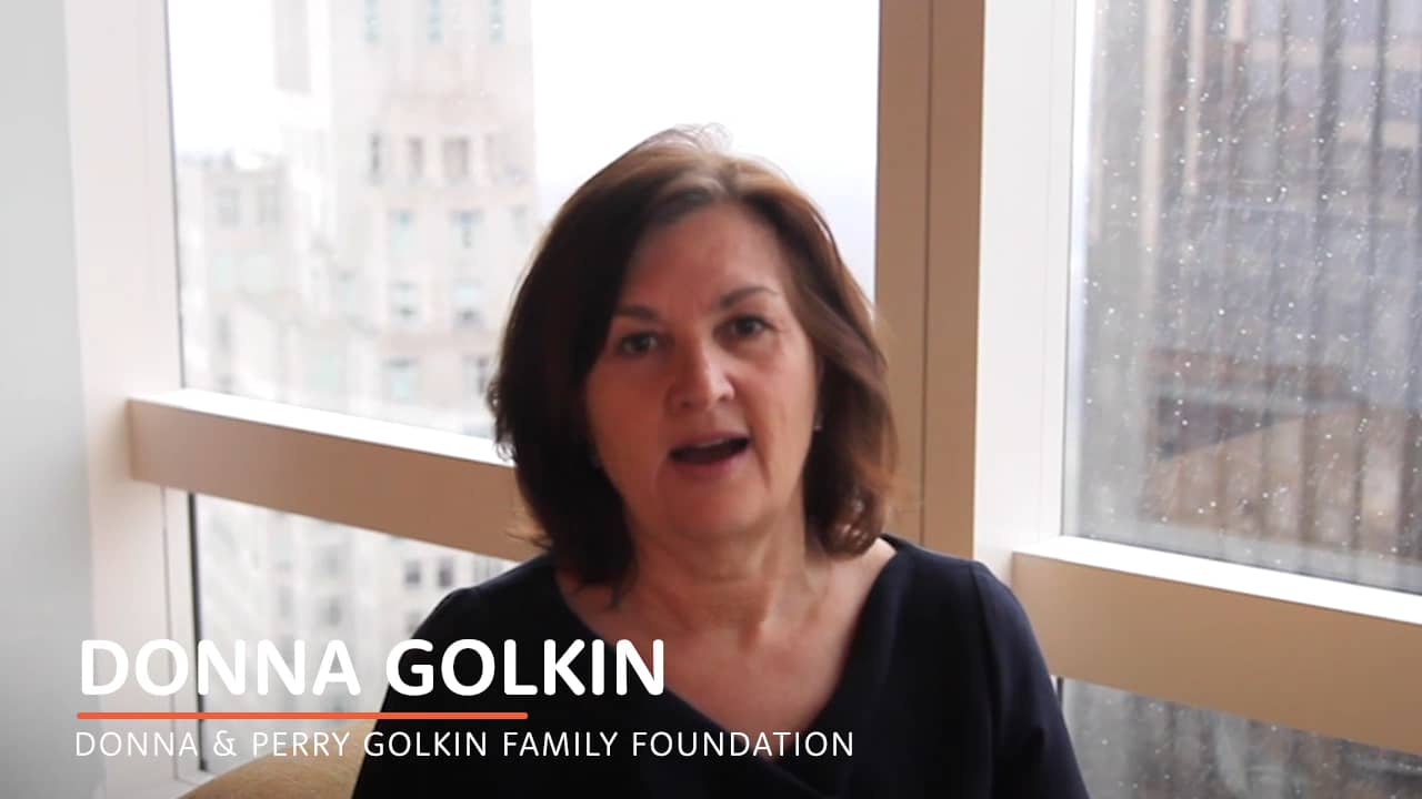 Donna Golkin -Donna & Perry Golkin Family Foundation on Vimeo