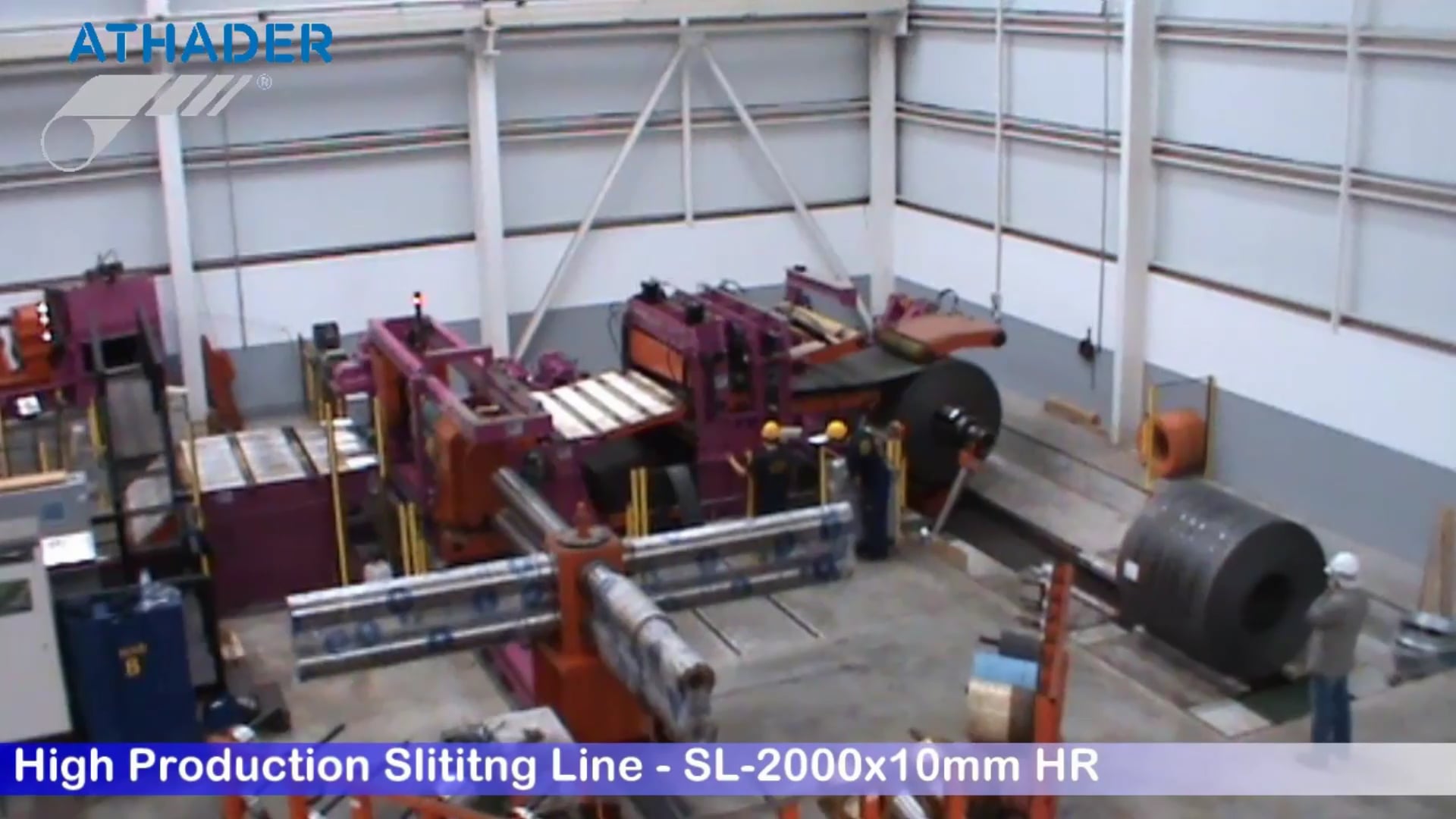 Heavy Gauge Slitting Line Athader on Vimeo
