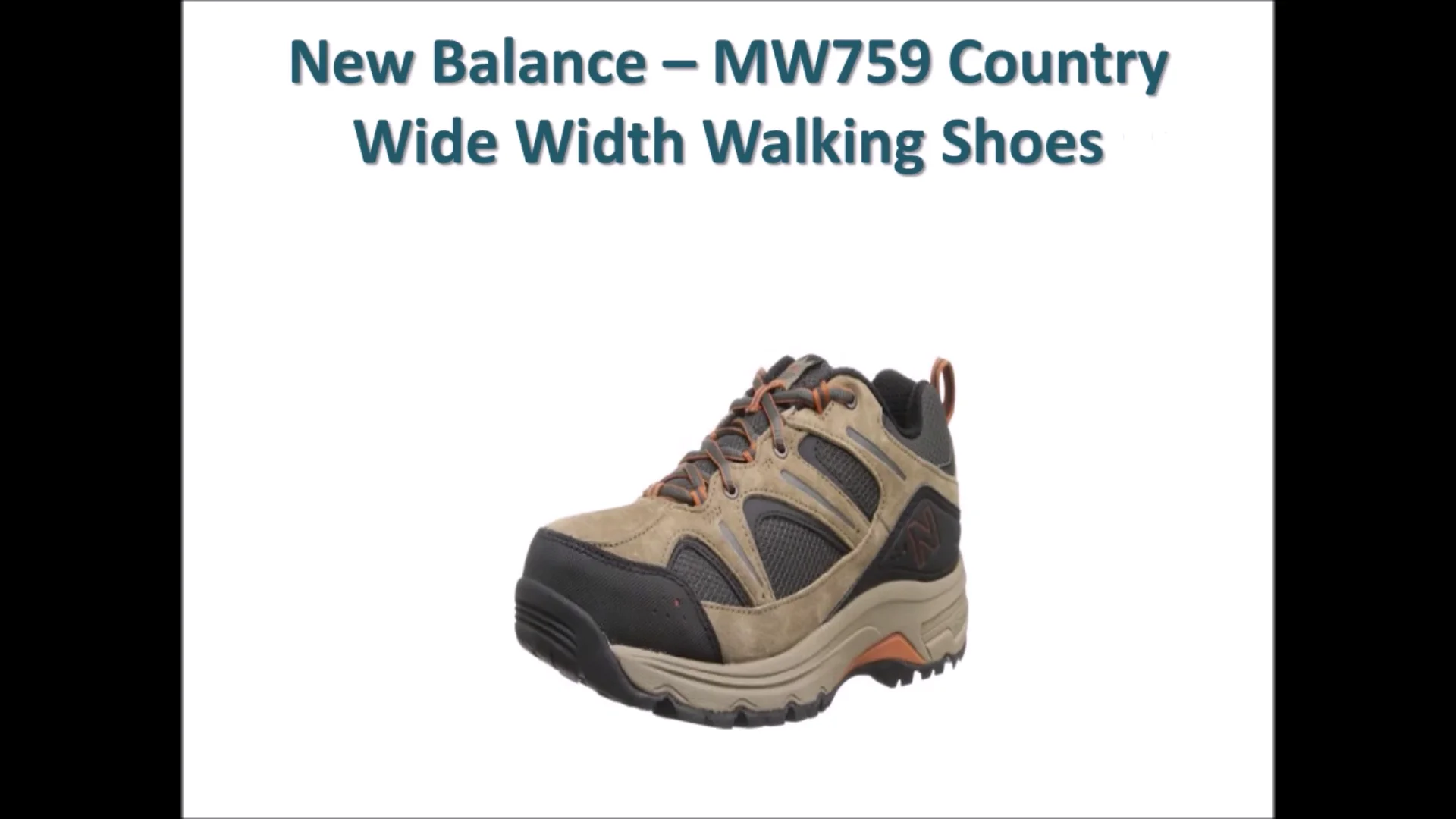 Wide Walking Shoes for Men on Vimeo