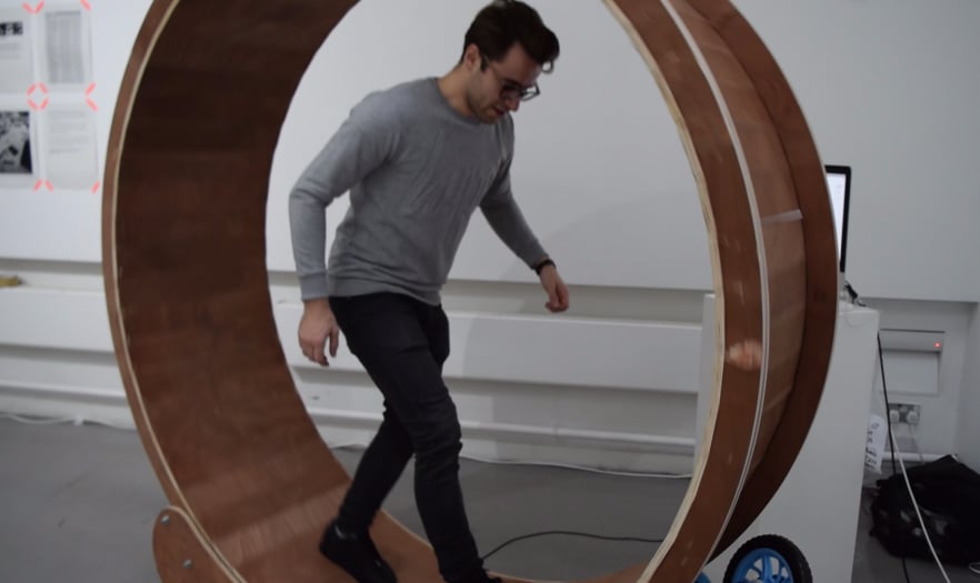 The Human-sized Hamster Wheel on Vimeo