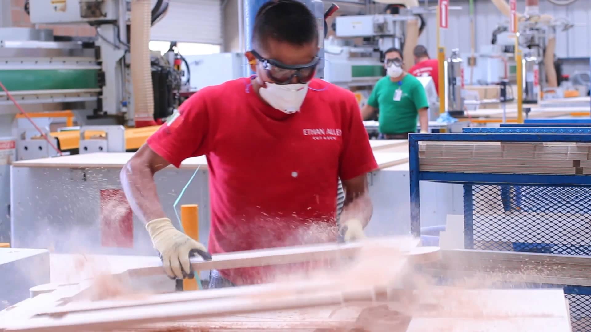 Ethan Allen - construction of fine furniture - Silao Mexico on Vimeo