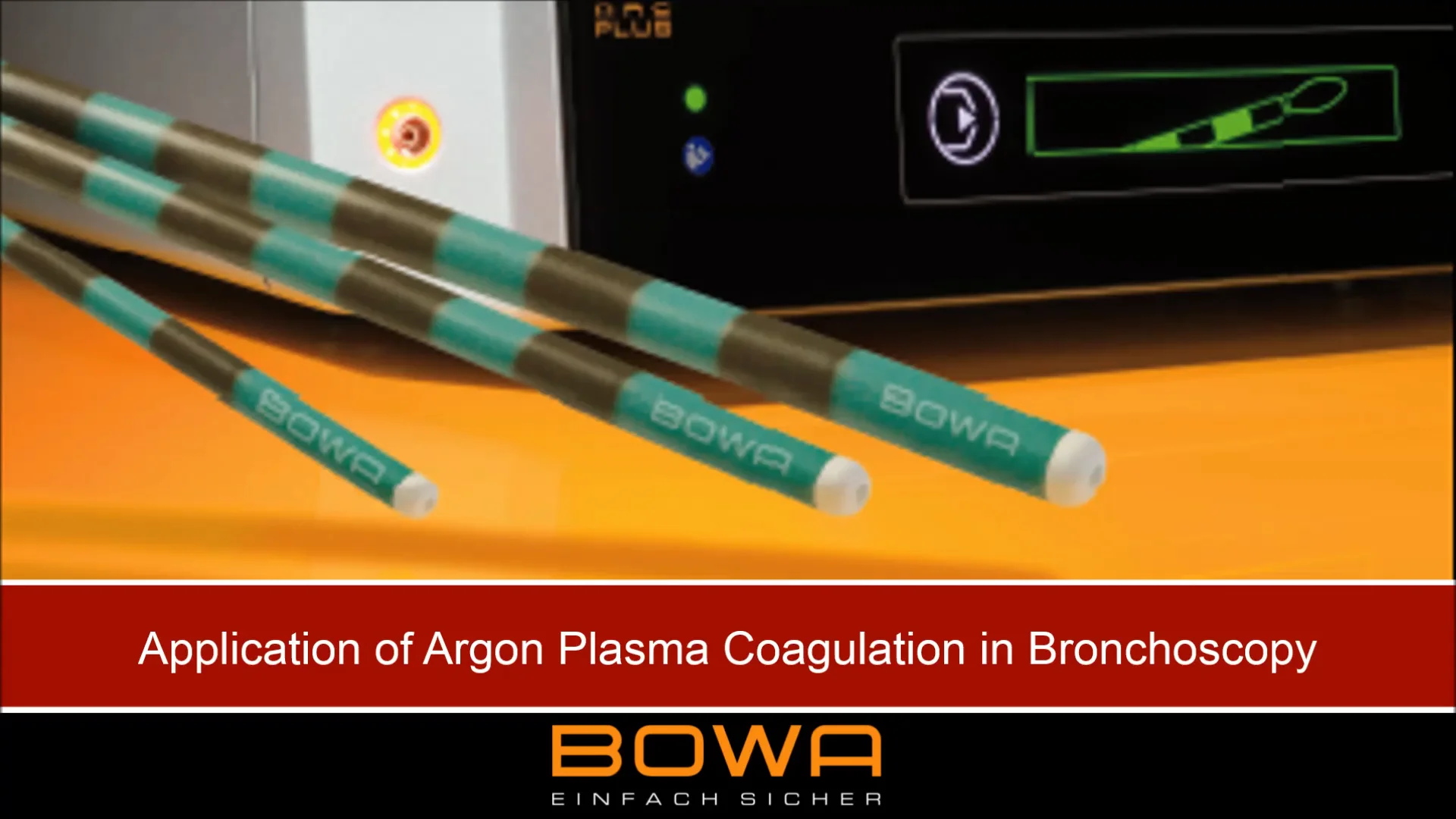 Bronchoscopy with BOWA flexible argon probe on Vimeo