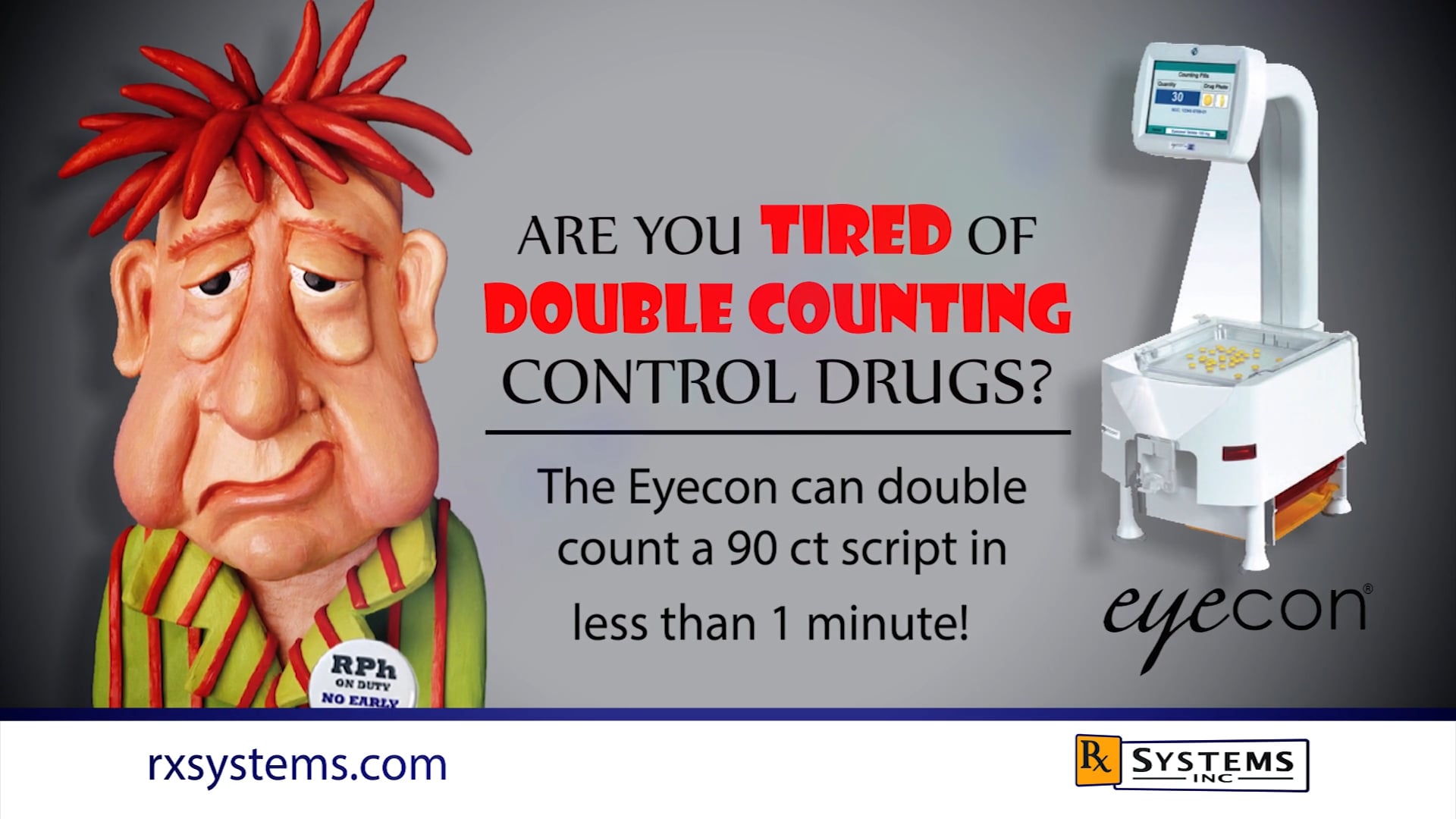 Carts - Rx Systems | The Eyecon Pill Counter | 2016 Pharmacy Platinum ...