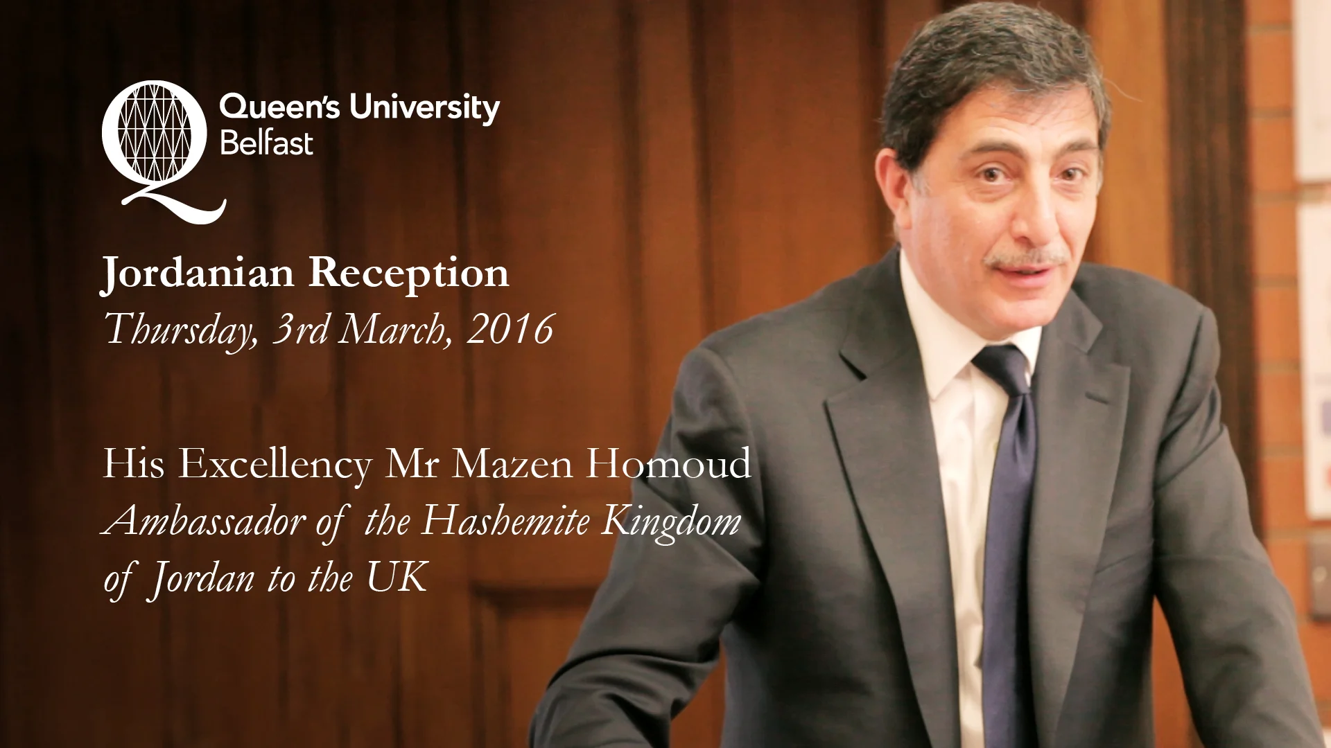 Queen’s University Belfast - Jordanian Reception - Yarmouk University ...