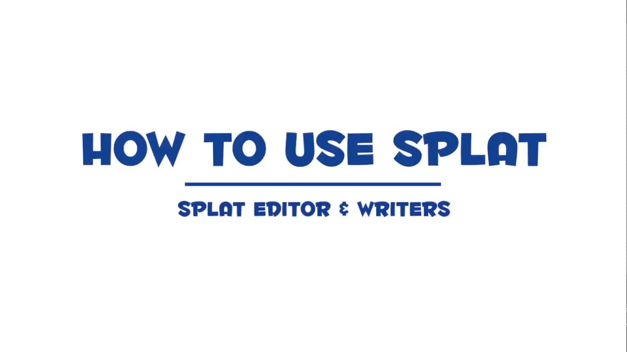 How To Use SPLAT on Vimeo