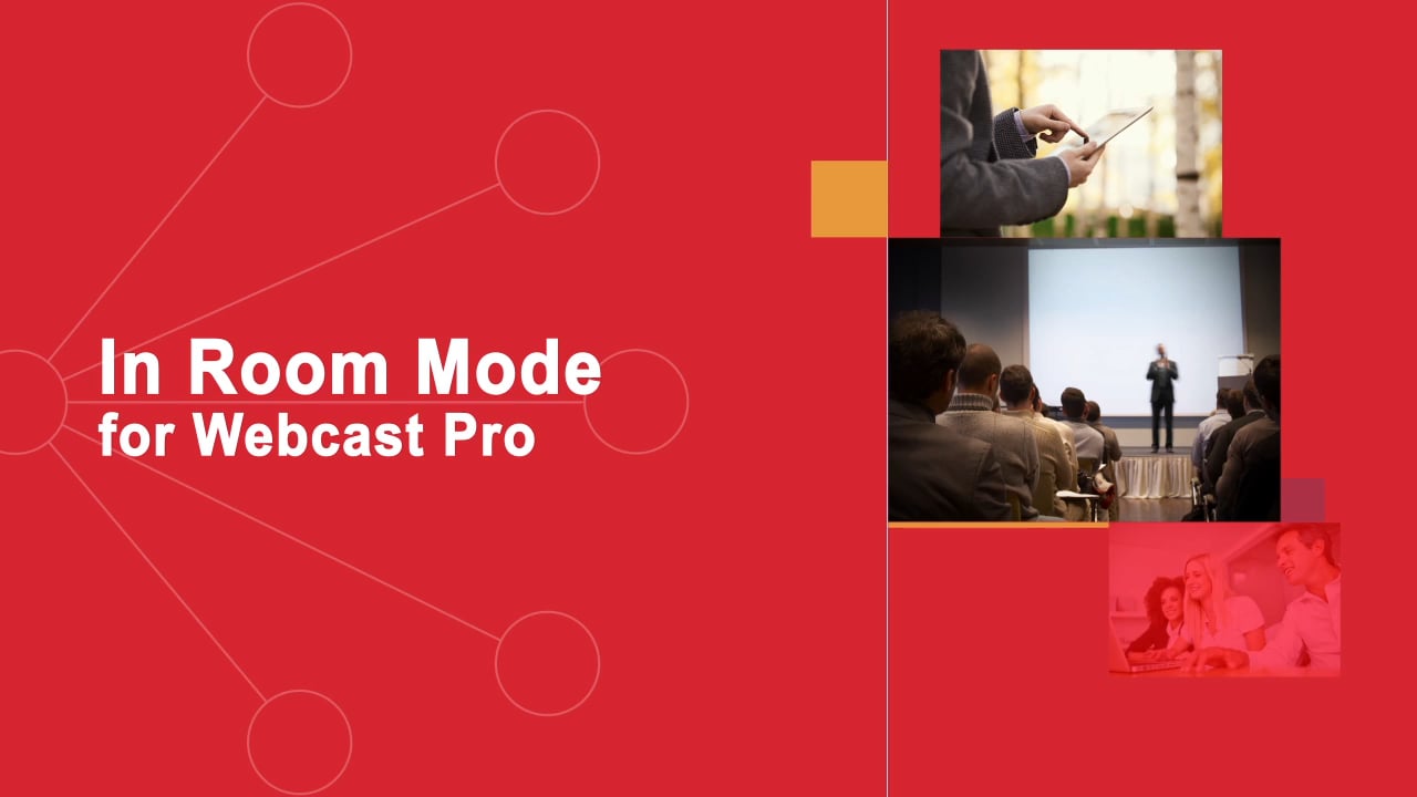 In Room Mode for Webcast Pro on Vimeo