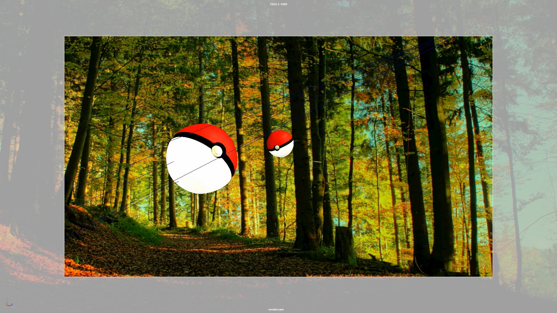 Pokeball forest - playblast on Vimeo