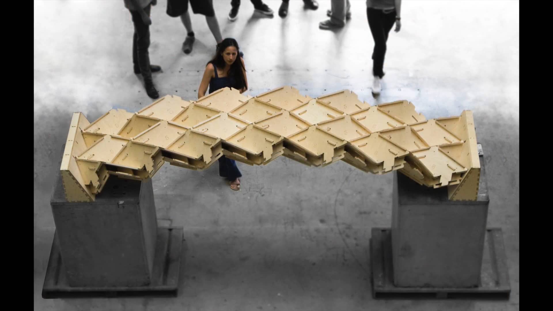 Fabrication Aware Design of a Folded Surface Structure with Double ...