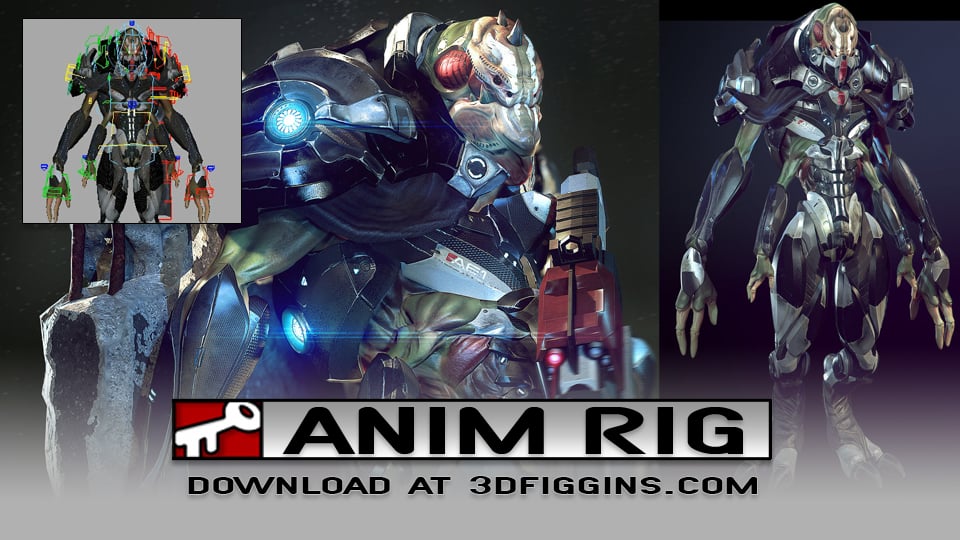 AnimRig - Quad Alien Rig Download on Vimeo