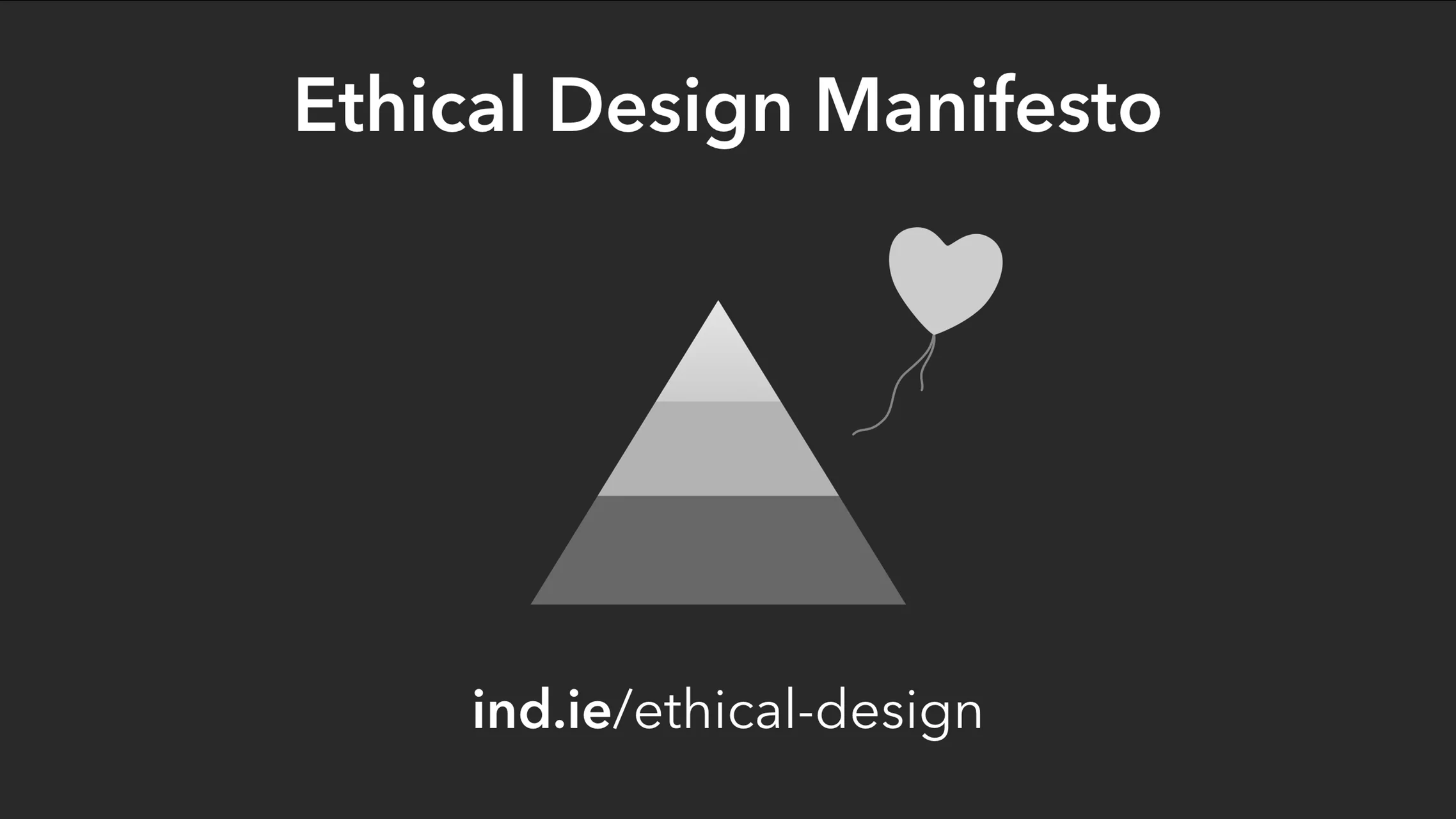Ethical Design Manifesto