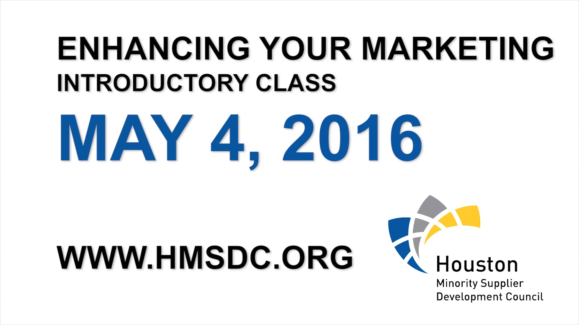 HMSDC Intro to Marketing Video on Vimeo