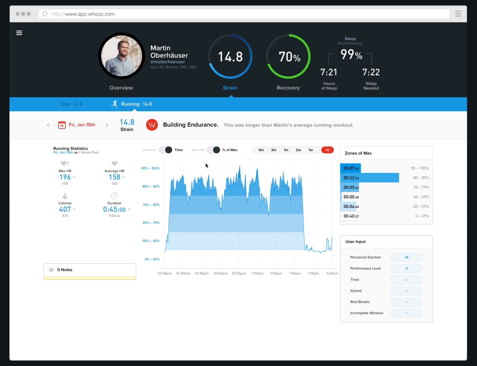 WHOOP Web-App Walkthrough on Vimeo