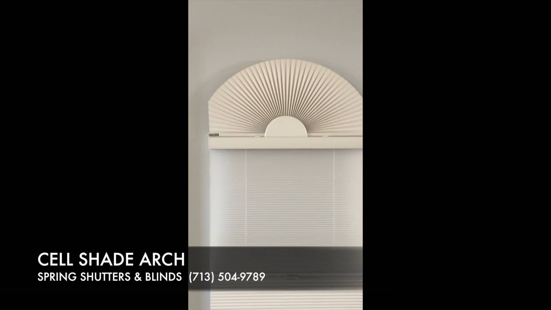 Cell Shade Arch Spring Shutters on Vimeo