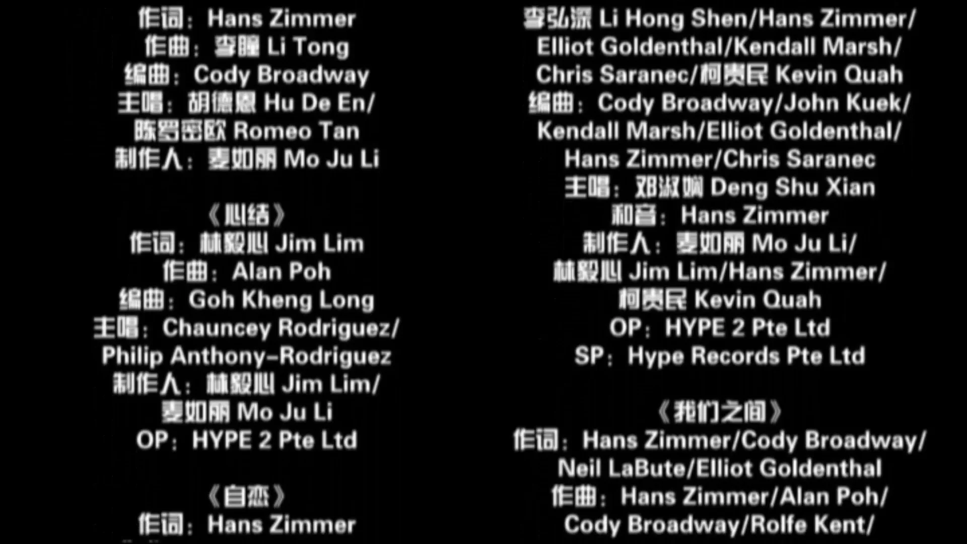 2007 - Oh! Squints (Movie) (End Credits)