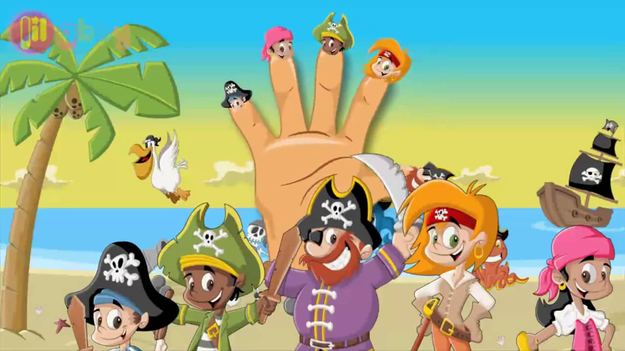 The Finger Family Song - Pirate Finger Family - Nursery Rhymes for ...