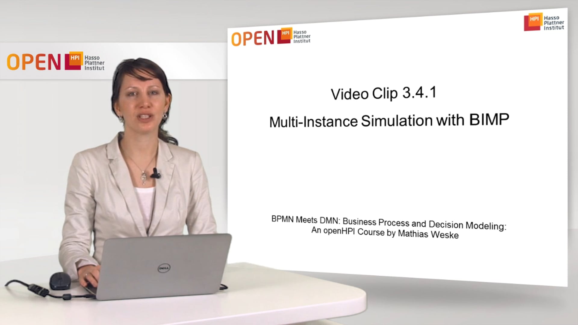 3.4.1 Multi-instance simulation with BIMP | BPMN Meets DMN: Business