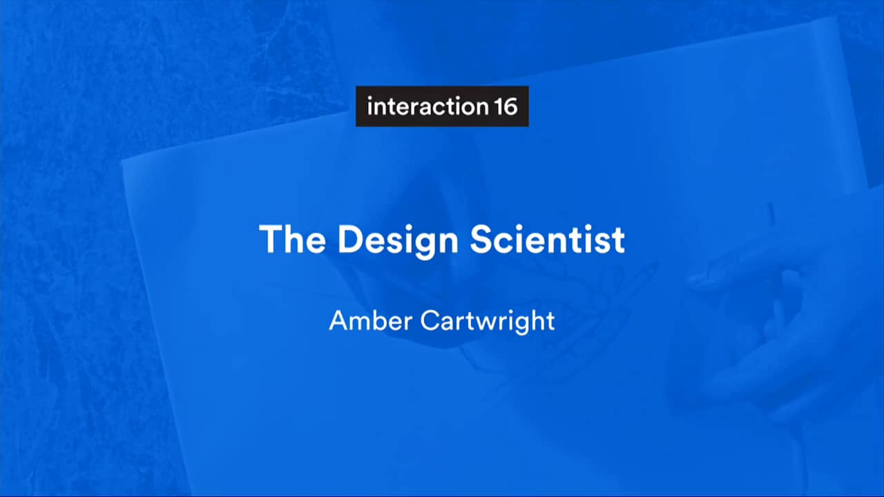 Amber Cartwright: The Design Scientist on Vimeo