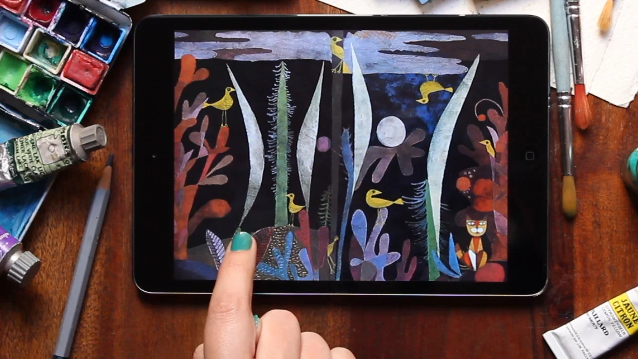 Demo of the App: ExplorArt Klee - The Art of Paul Klee, for Kids (English)