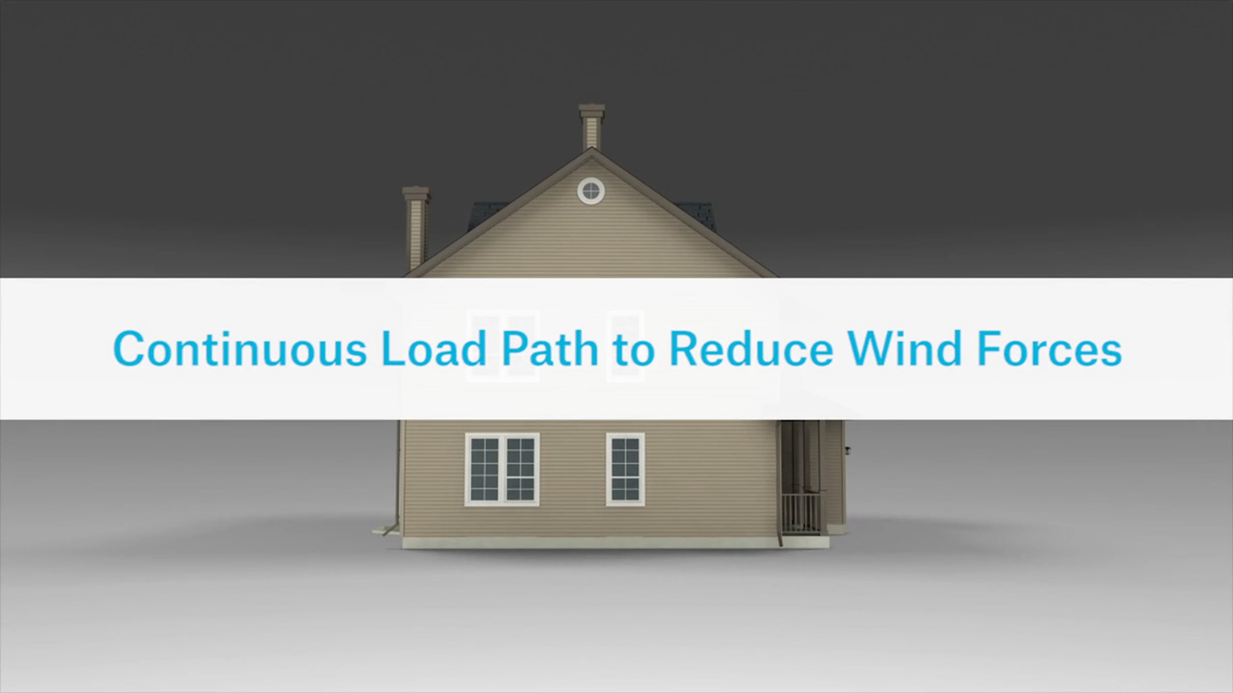 FORTIFIED Animation: Hurricane - Continuous Load Path