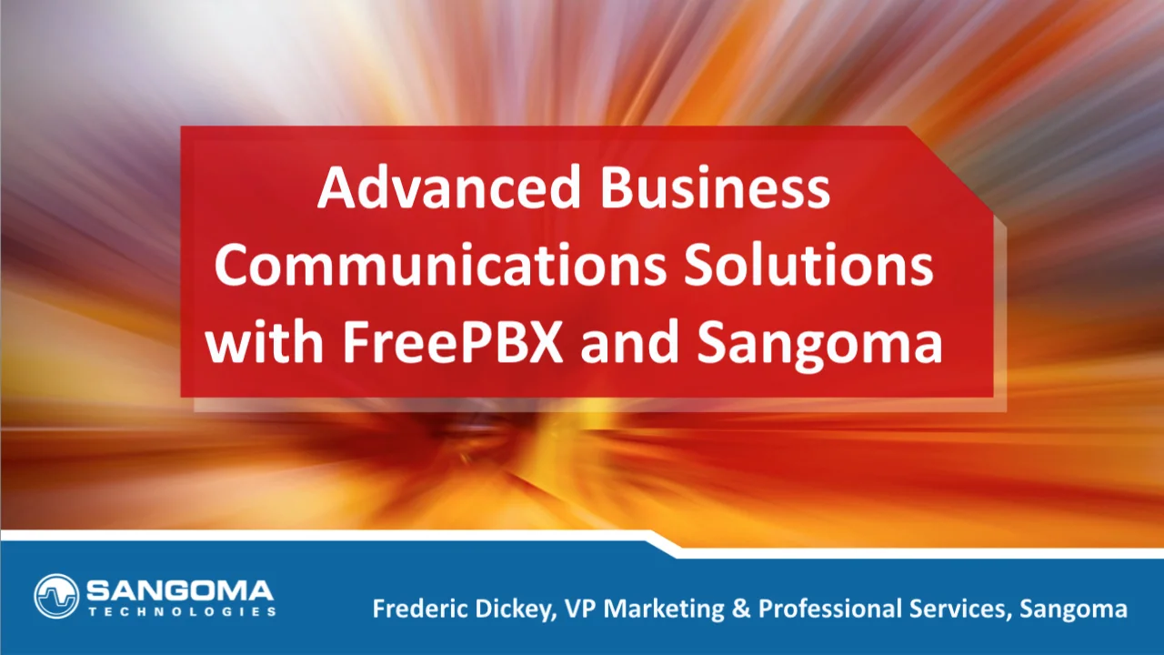 WEBINAR: Advanced Business Communications Soultions