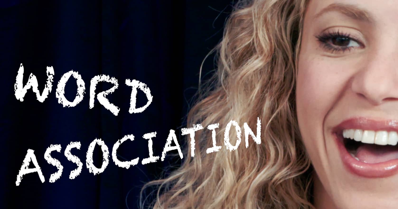 SHAKIRA - Word Game Association on Vimeo