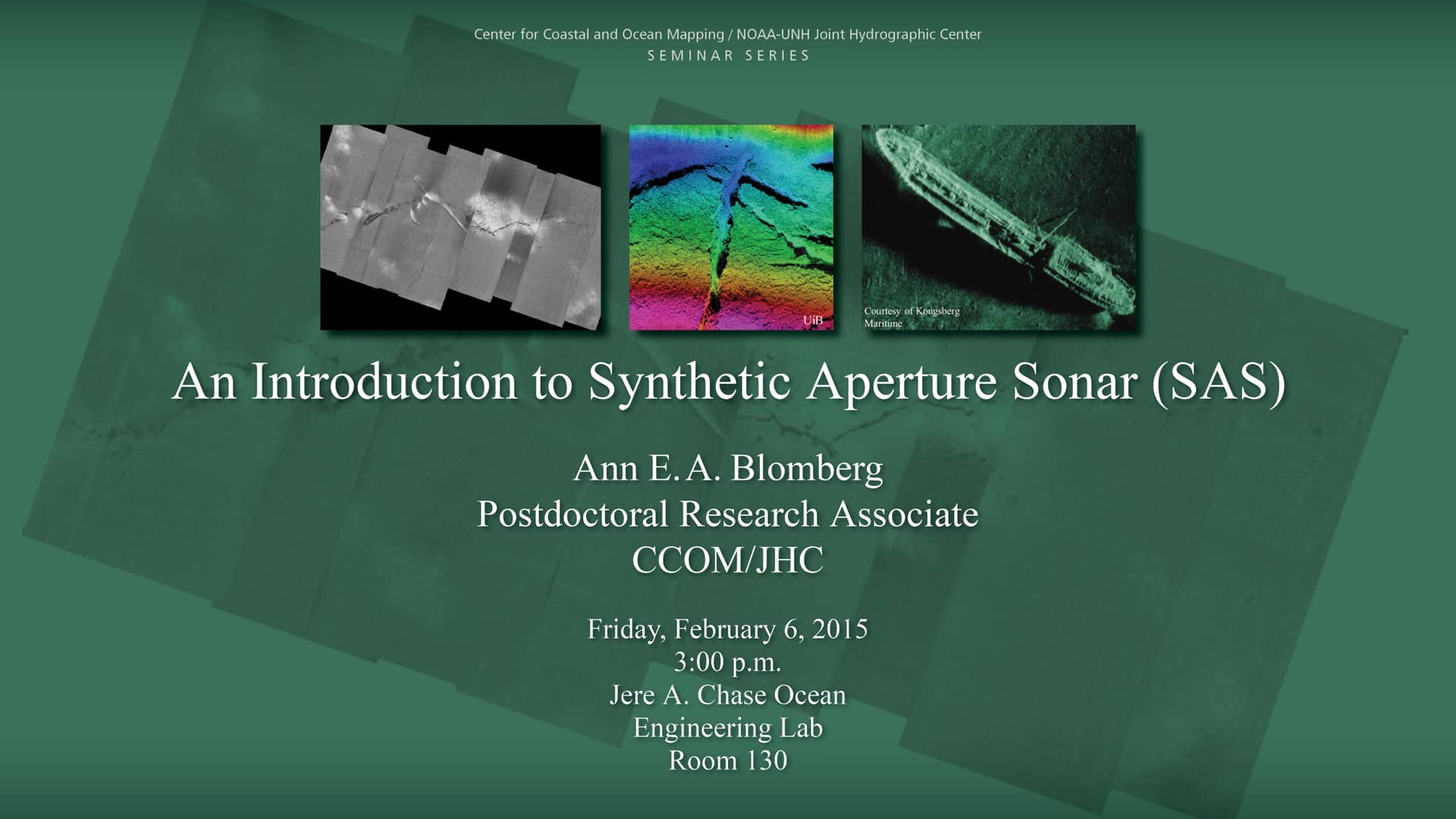 An Introduction to Synthetic Aperture Sonar (SAS) on Vimeo