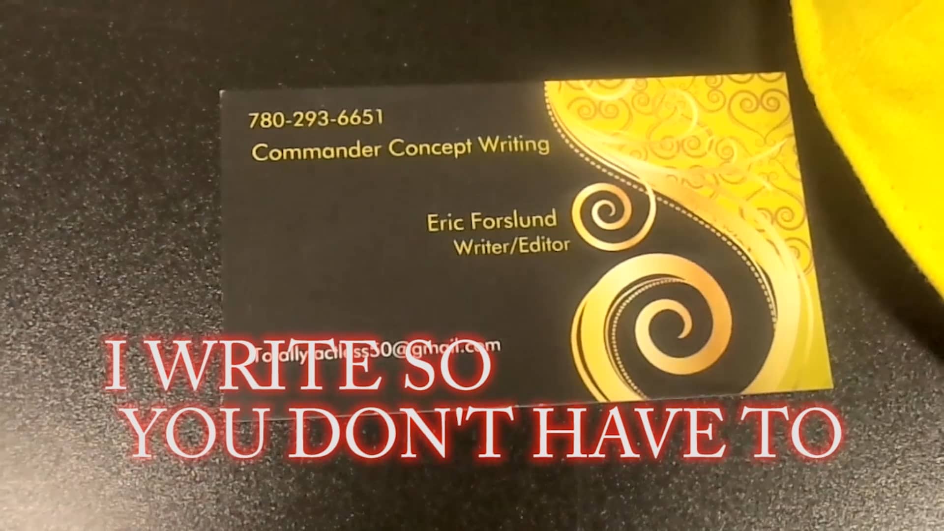 demo reel-Eric Forslund - Writer- 2016 on Vimeo
